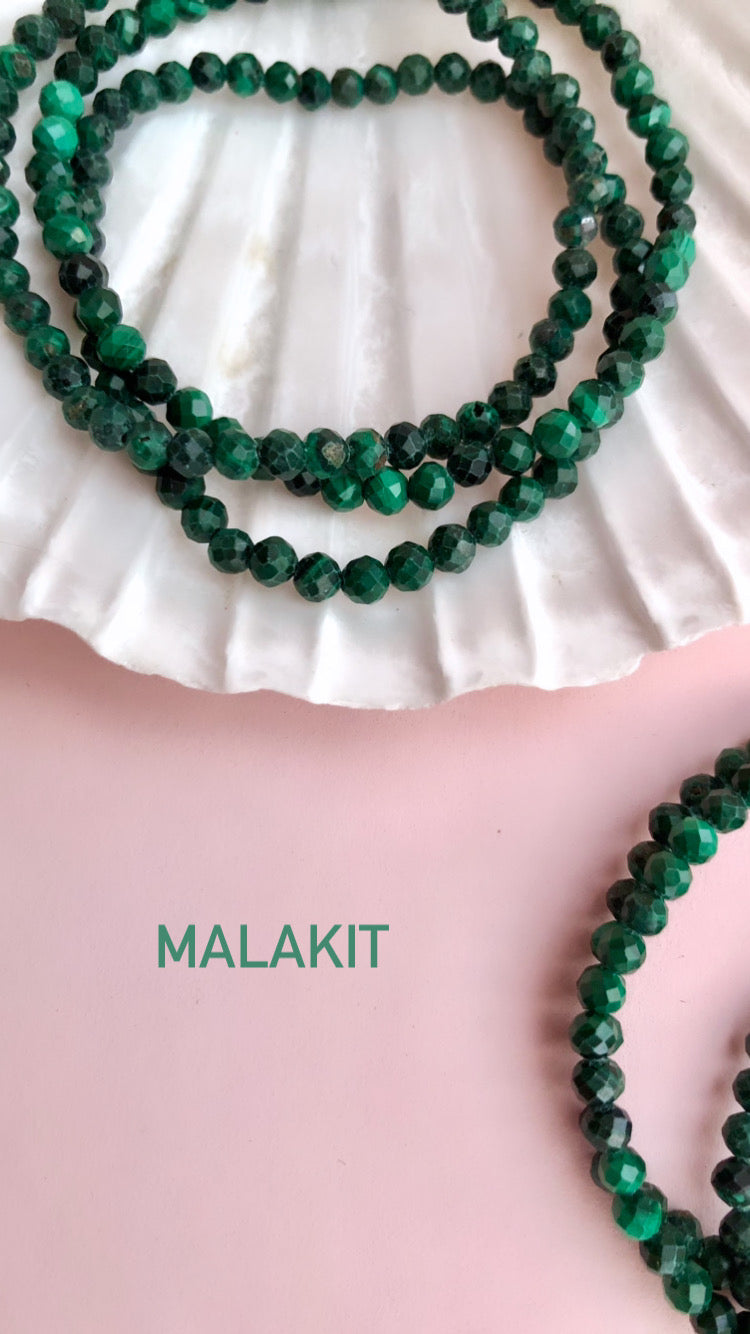 Facetteret Malakit Armbånd ☾ Uanset hvad du leder efter …kærlighed, pe