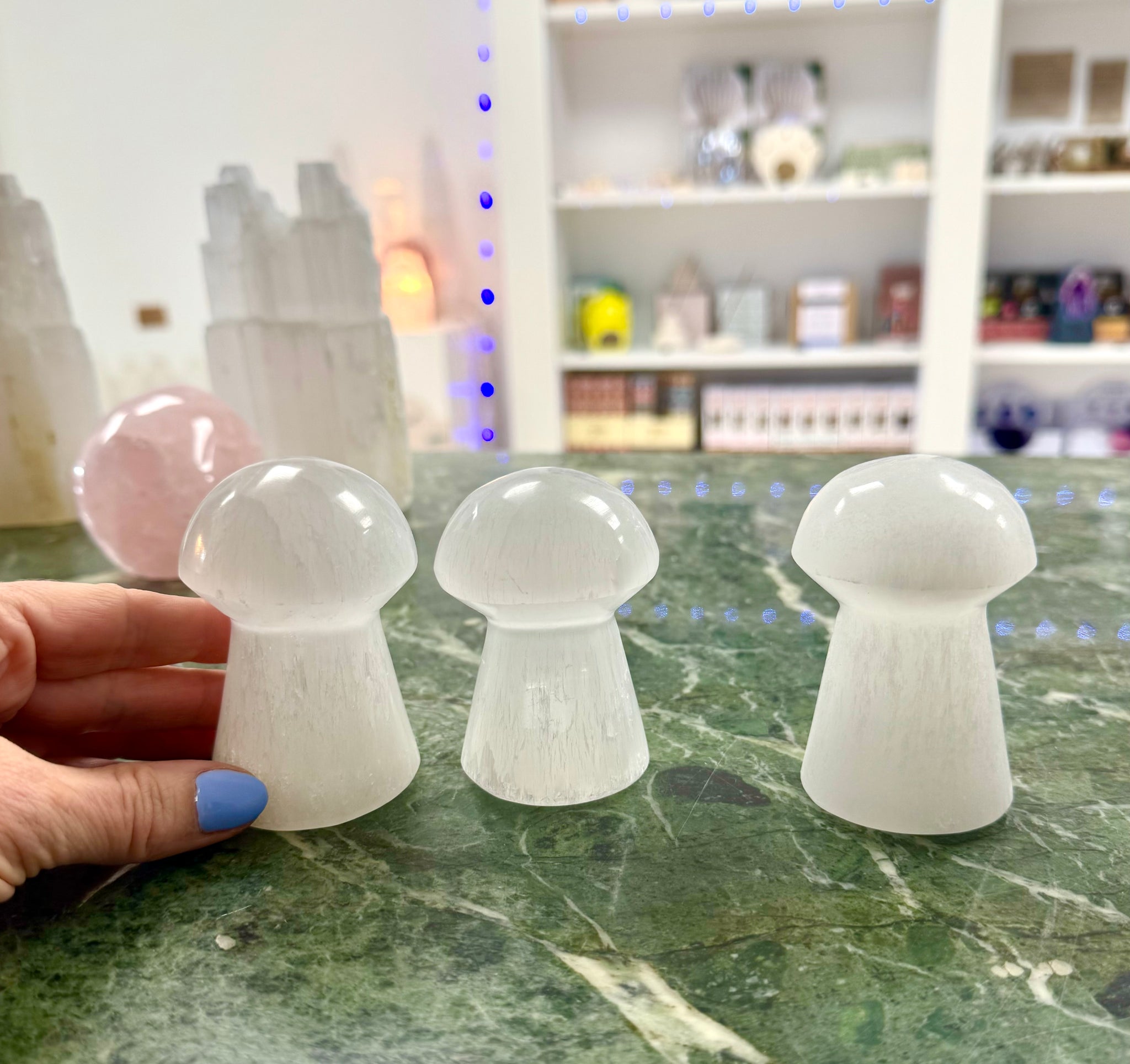 Selenit svamp ☾ RENS, OPLAD & HEAL